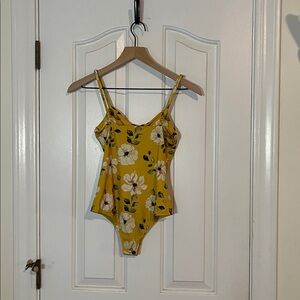 Beach Riot | Swim | Beach Riot X Stone Cold Fox Yellow Floral One Piece ...